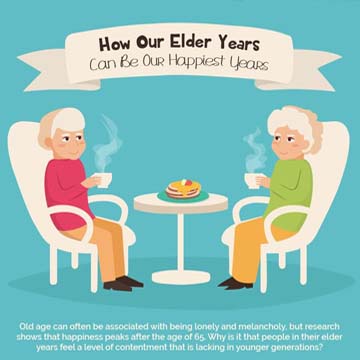 How our Elder Years can be Our Happiest Years, People over 50