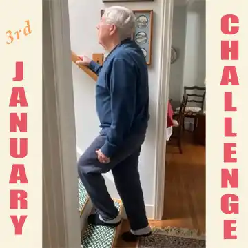 Fitness Challenge: Learn Step-Ups for Better Mobility. Fitness for Seniors
