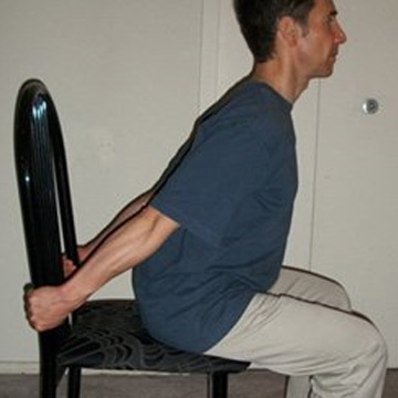 After walk exercises | Seated abdominal work | Seated chest stretch