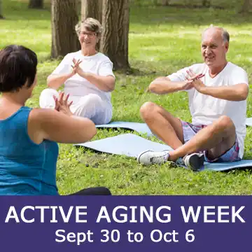 Active Aging Week - The Power of Movement. Fitness for seniors