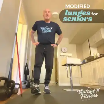 Senior Fitness: How to Perform Modified Lunges Safely and Effectively