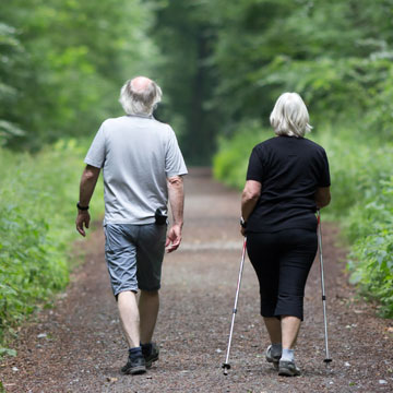 The benefits of walking. Fitness for Seniors. Toronto