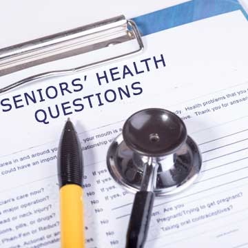 Seniors' Health Questionnaire. Fitness for Adults 50 +, Toronto