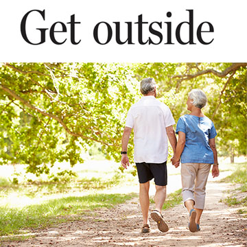 Ideas to get outside and active for seniors. Personal Training Toronto
